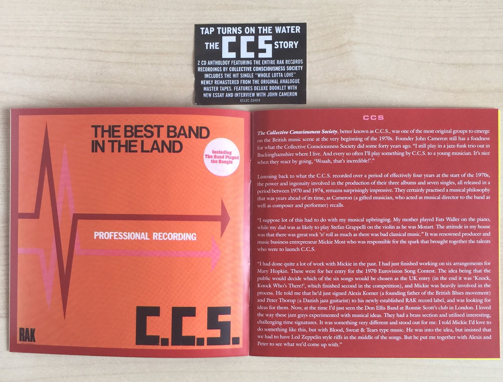 There's Something About 1971...: "Tap Turns On The Water: The CCS Story ...