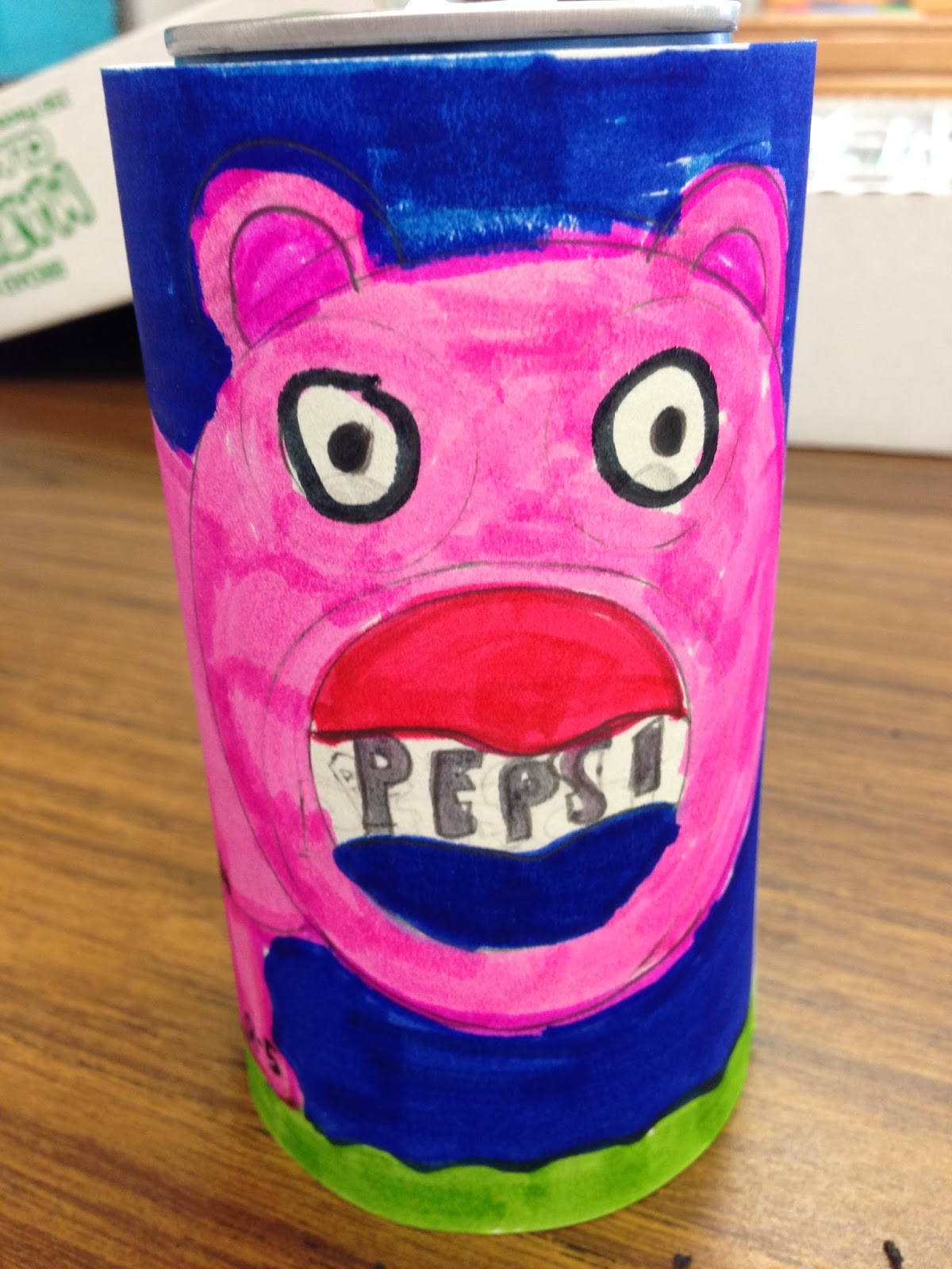 Art From One Thousand Hearts: 6th grade Notan, 5th grade Pepsi Can ...