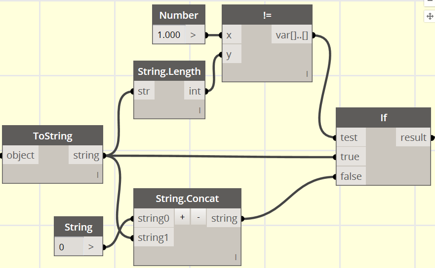The Architect's Desktop: Dynamo - Custom Node, 2 Char Zero Padding