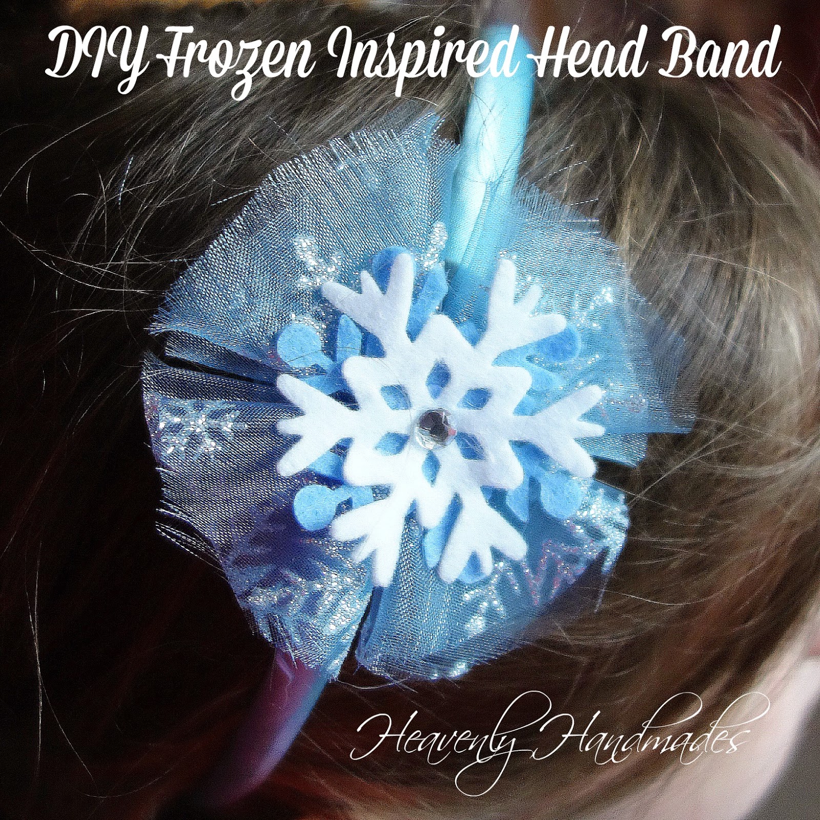 DIY Elsa from Frozen inspired head band ~ Heavenly Handmades