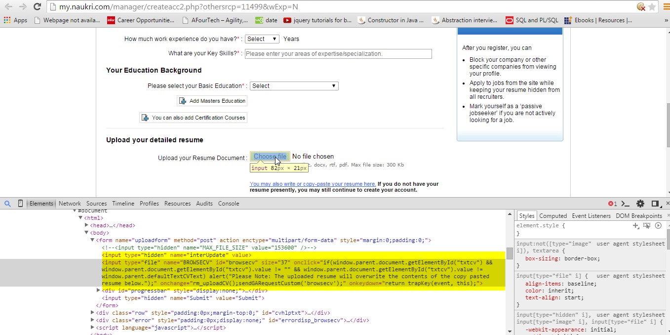 Selenium Automation Blogs By Avinash Pande Upload File In Selenium Webdriver In Java Using