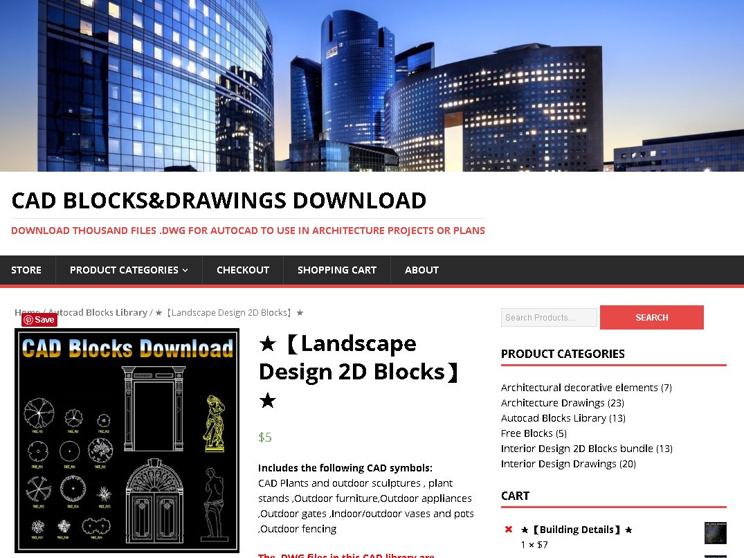 CAD Library-AutoCAD Blocks and Drawings Download: 【Landscape Design 2D ...