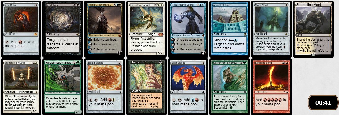 MTG Cube: Vintage Cube First Pick First Pack