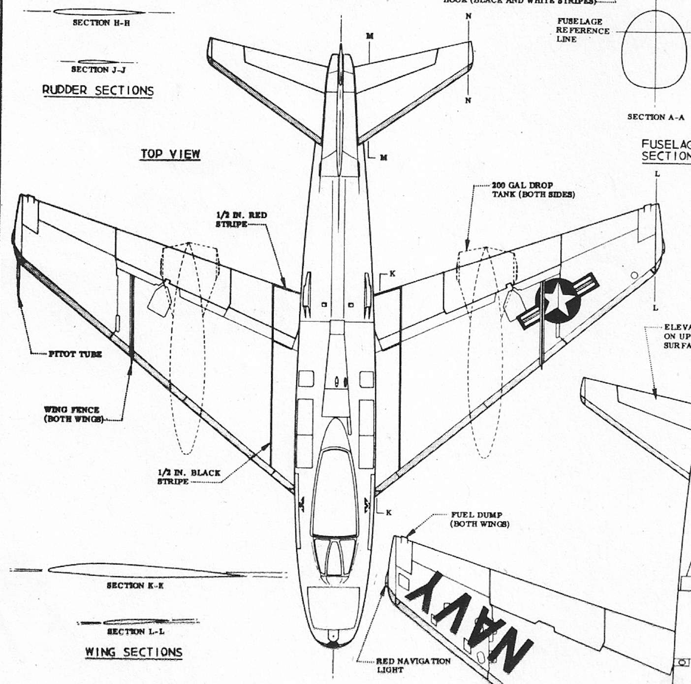 Tailhook Topics Drafts: Accurate Three-View Drawings