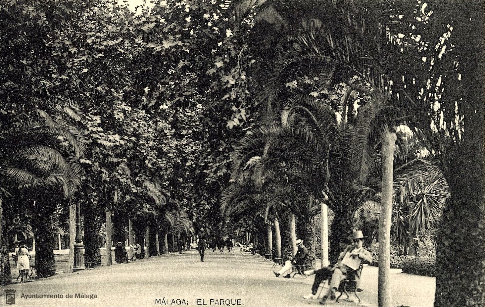 Luna de carbón: Recuerdo de un paseo por el Parque de Málaga