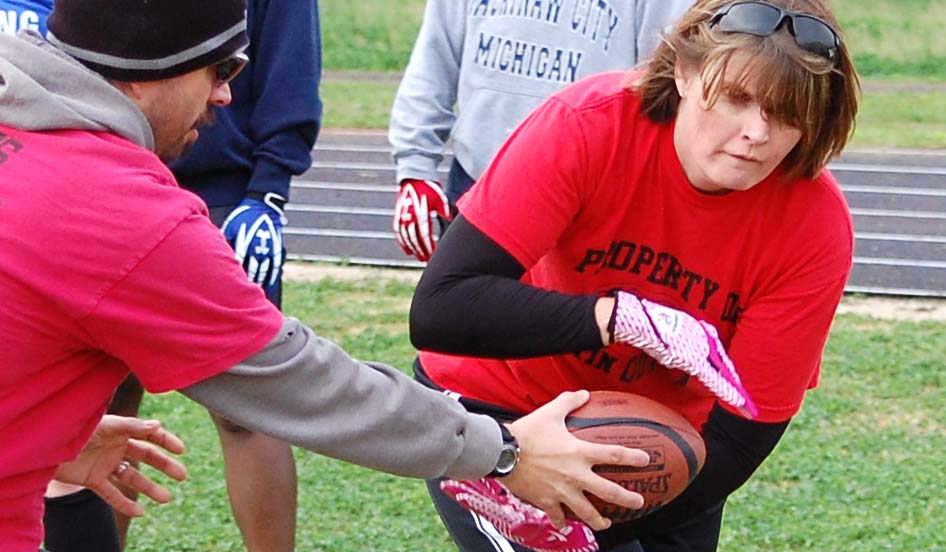 Women Who Play Football: Handing Off