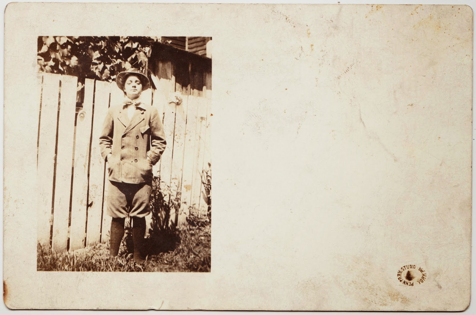 Papergreat: Real photo postcard by Penn Park Photograph Gallery in York