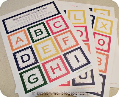 Missionary Mail: Back to School!