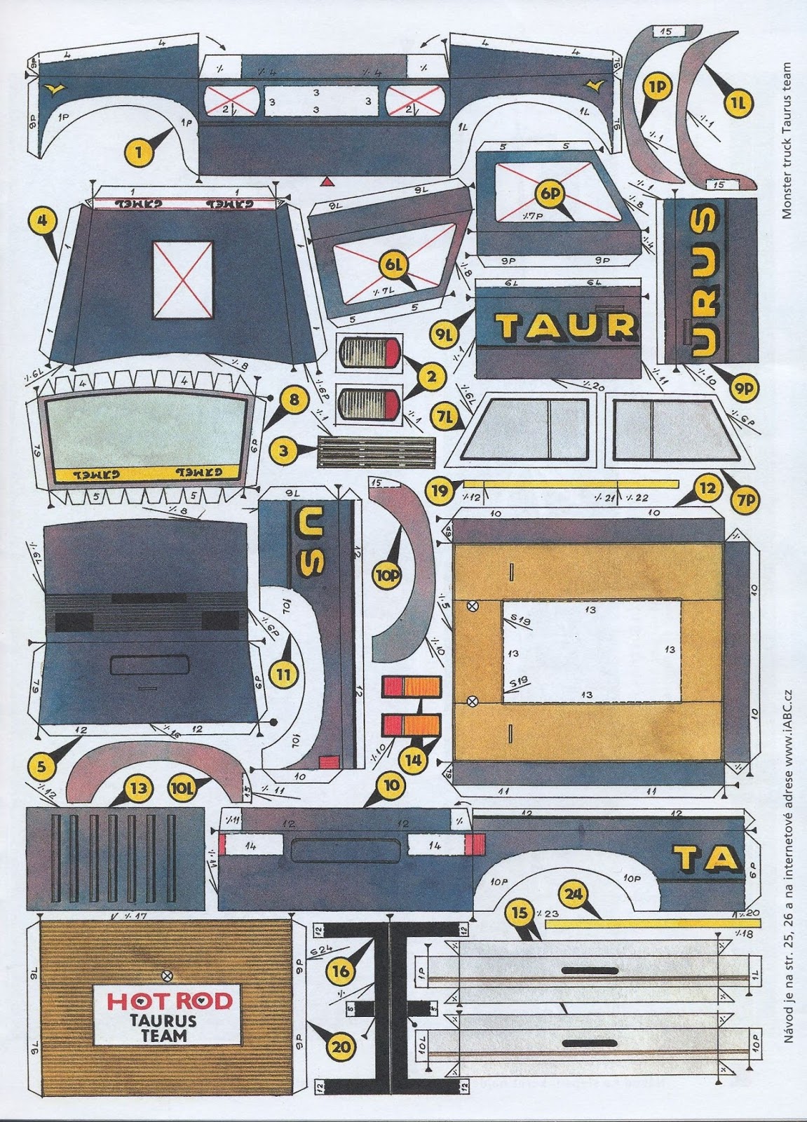 SP. Papel Modelismo: PaperCraft Monster Truck (Taurus)