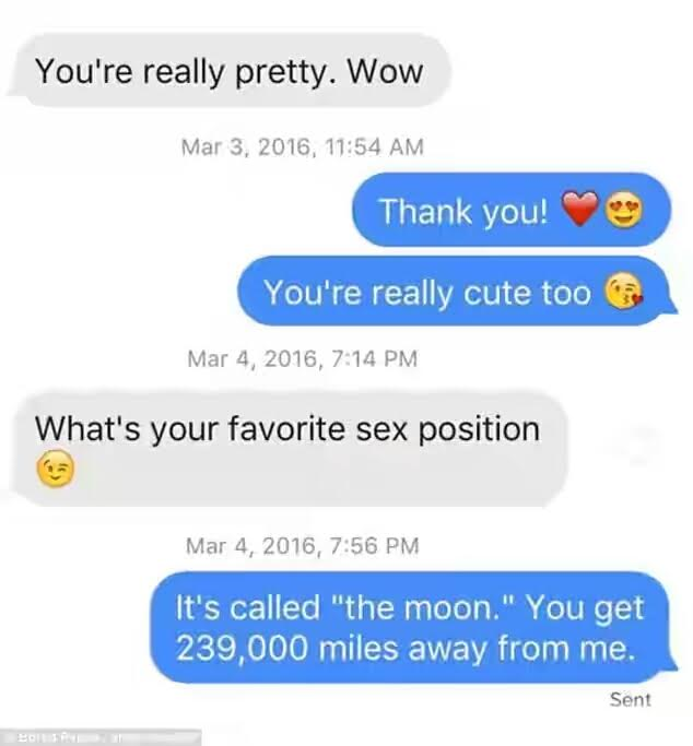 Lol. These are some of the most savage replies to chat up lines. You ...