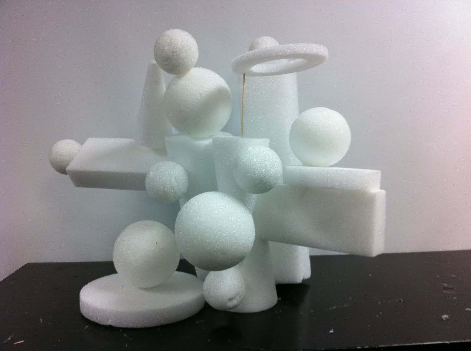 3D design: Elements of Design Styrofoam Studies