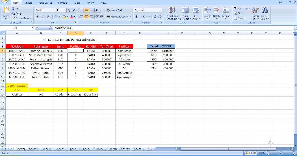 Tukang ML : TUGAS EXCEL