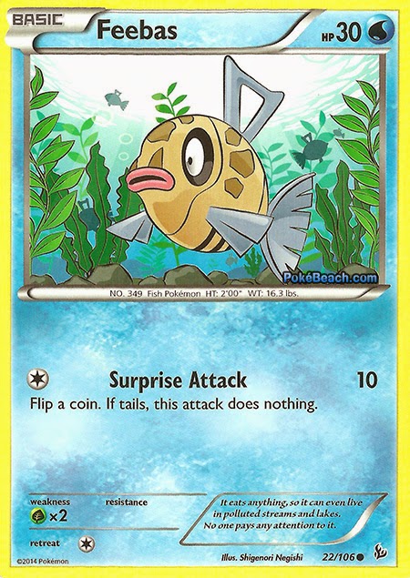Feebas -- Flashfire Pokemon Card Review | PrimetimePokemon's Blog