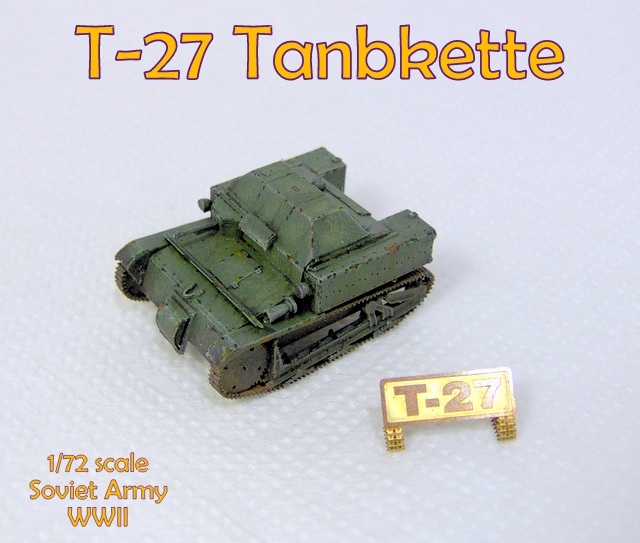Gulumik Military Models: T-27 Tankette 1/72 Part- Gallery