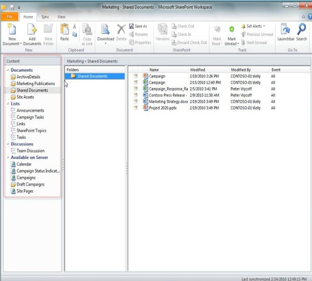 Synchronize SharePoint 2010 features: Synchronize SharePoint content ...