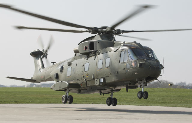 MIRAGEC14: Royal Navy receives first updated Merlin HC3