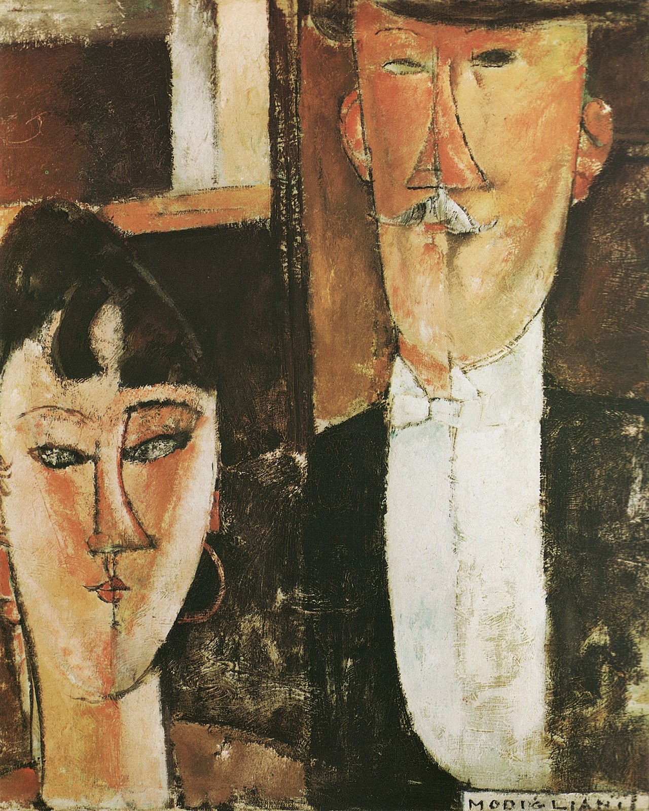 Enjoy some Damn Fine Art : Amedeo Modigliani. Husband and wife (‘Mari ...
