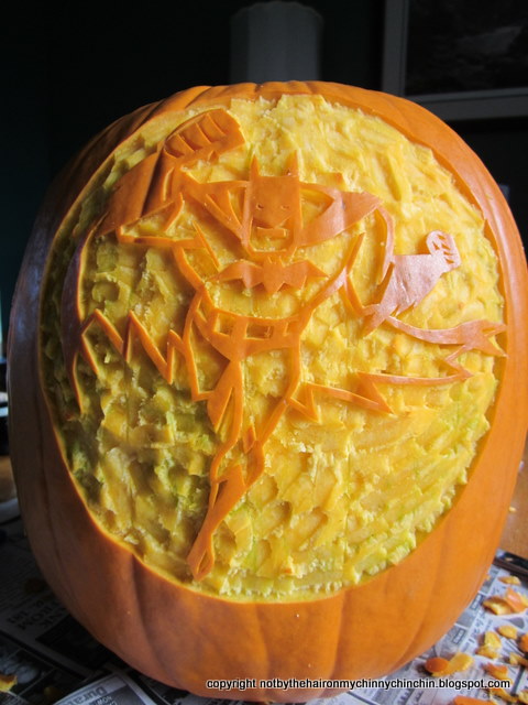 Not by the hair on my chinny chin chin: Hallowe'en Pumpkins '11