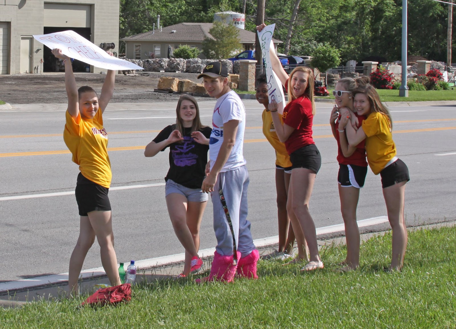 Winnetonka Cheer: Making Some Money: Garage Sale