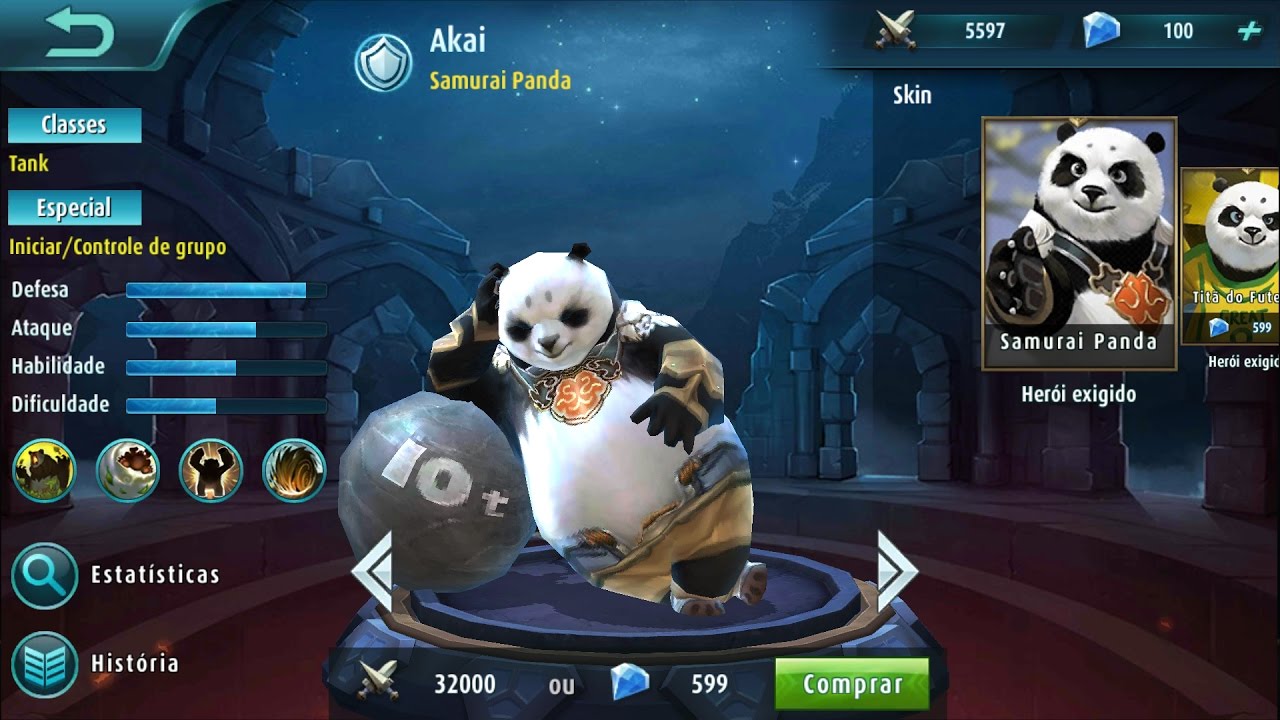 MOBILE LEGENDS CHARACTERS: AKAI (MOBILE LEGENDS)