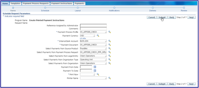 Oracle Applications: Oracle R12 AP Checks Setups and Process Training Guide