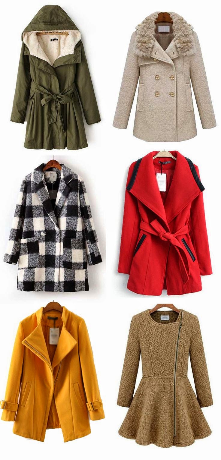 Amazing Colorful Different Coats for Winter World of Women Style and ...