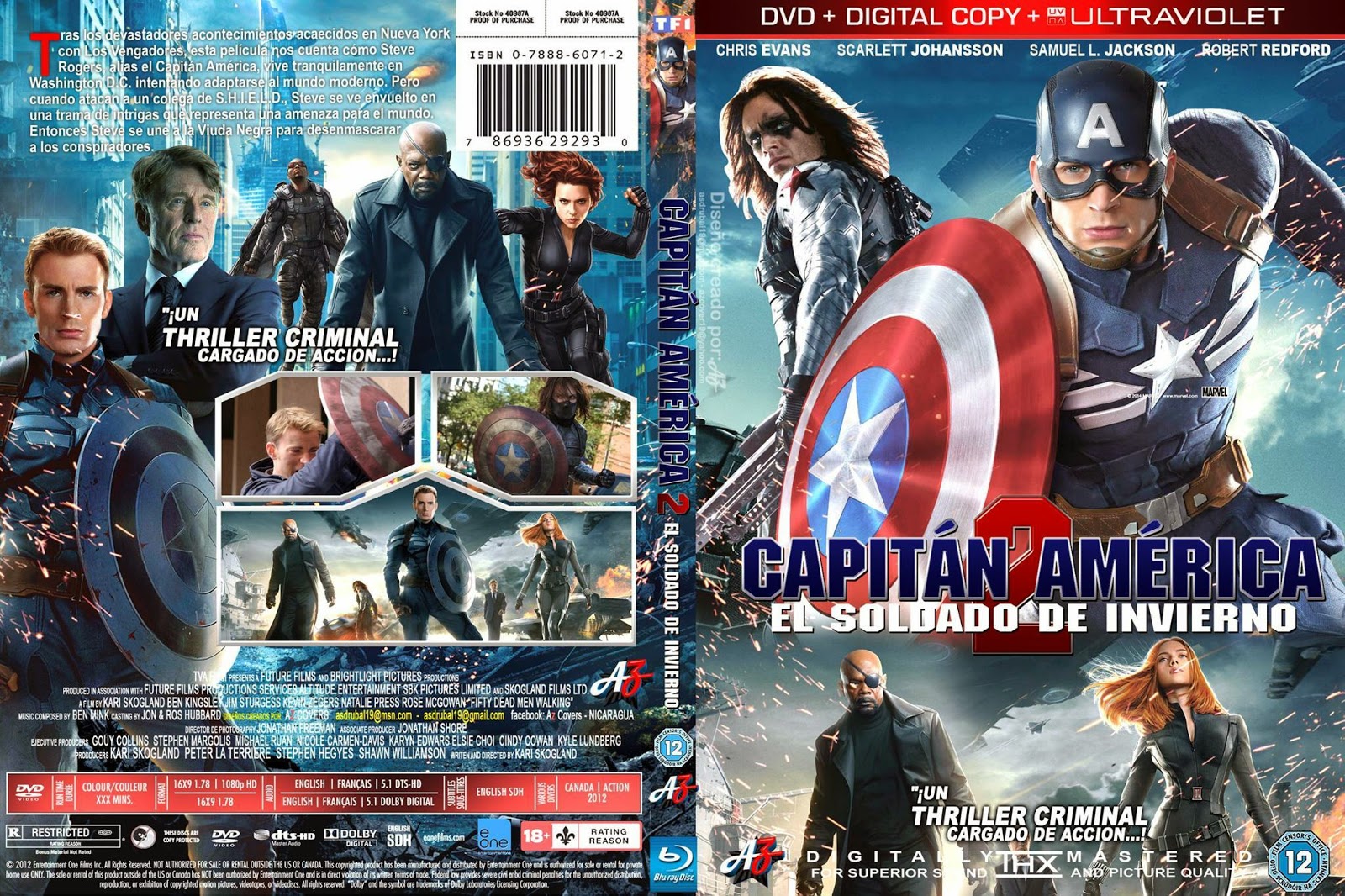 Cover: Captain America: The Winter Soldier dvd