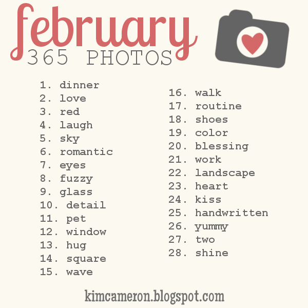 Kim Cameron's Designs: 365 Photos Challenge