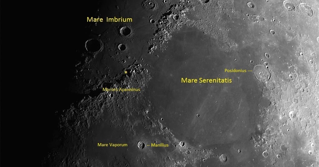 Naturwunder ...: Impressionen vom Frühlingsmond (Mare Imbrium + Serenitatis)