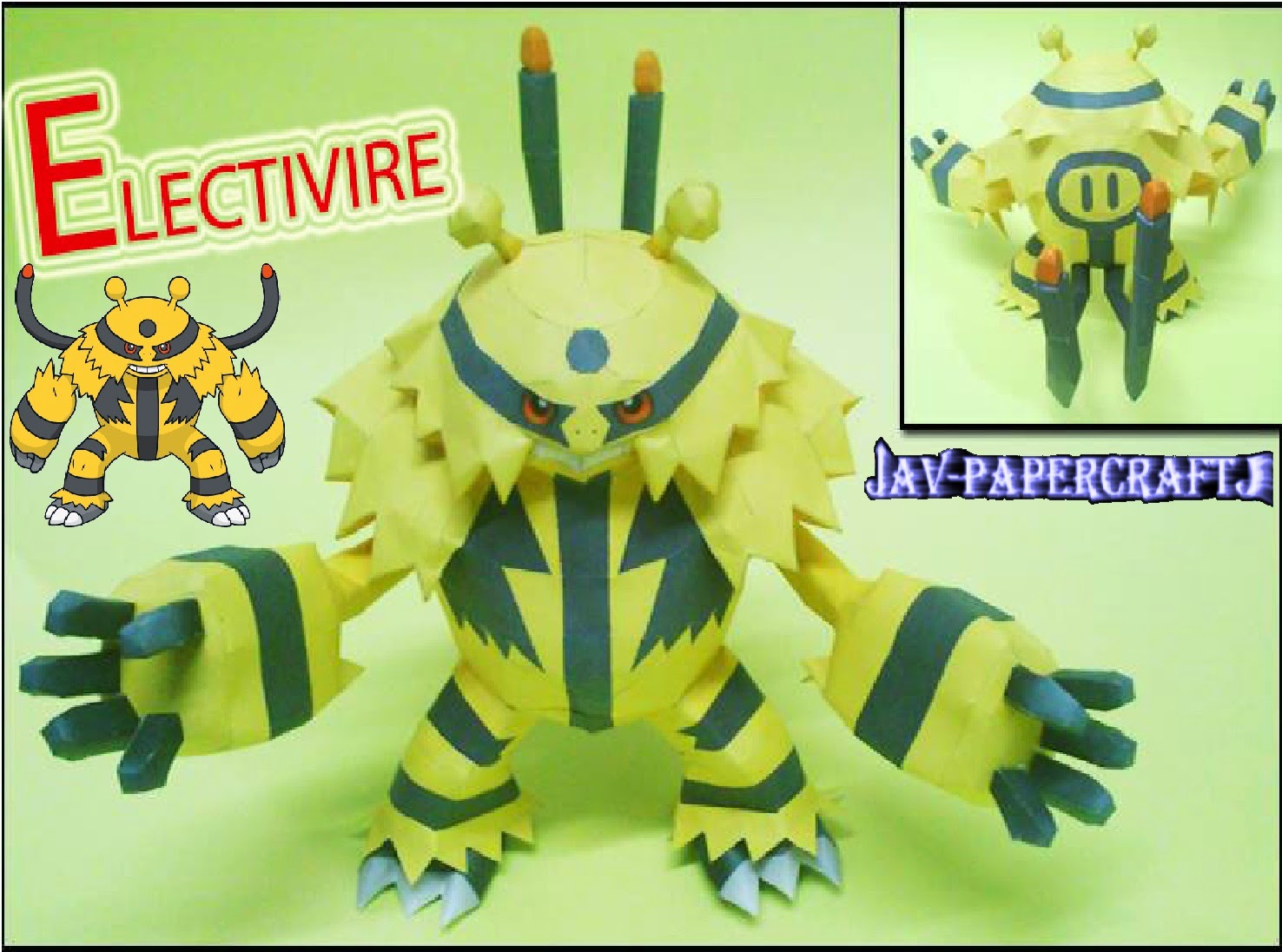 Papercraft Pokemon Electivire ~ Papercraftsparati | Todos los ...