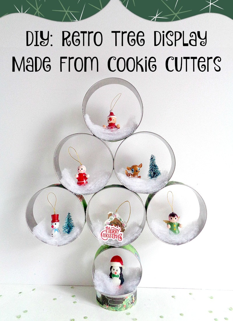 DIY: Retro Tree Display Made From Cookie Cutters - Running With A Glue Gun