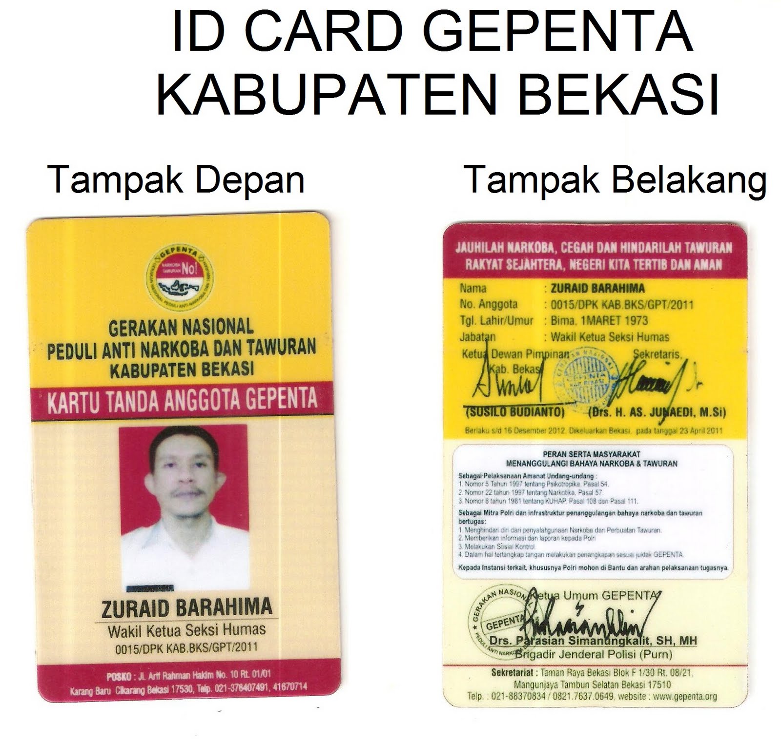 DPK GEPENTA KAB. BEKASI: Juli 2011