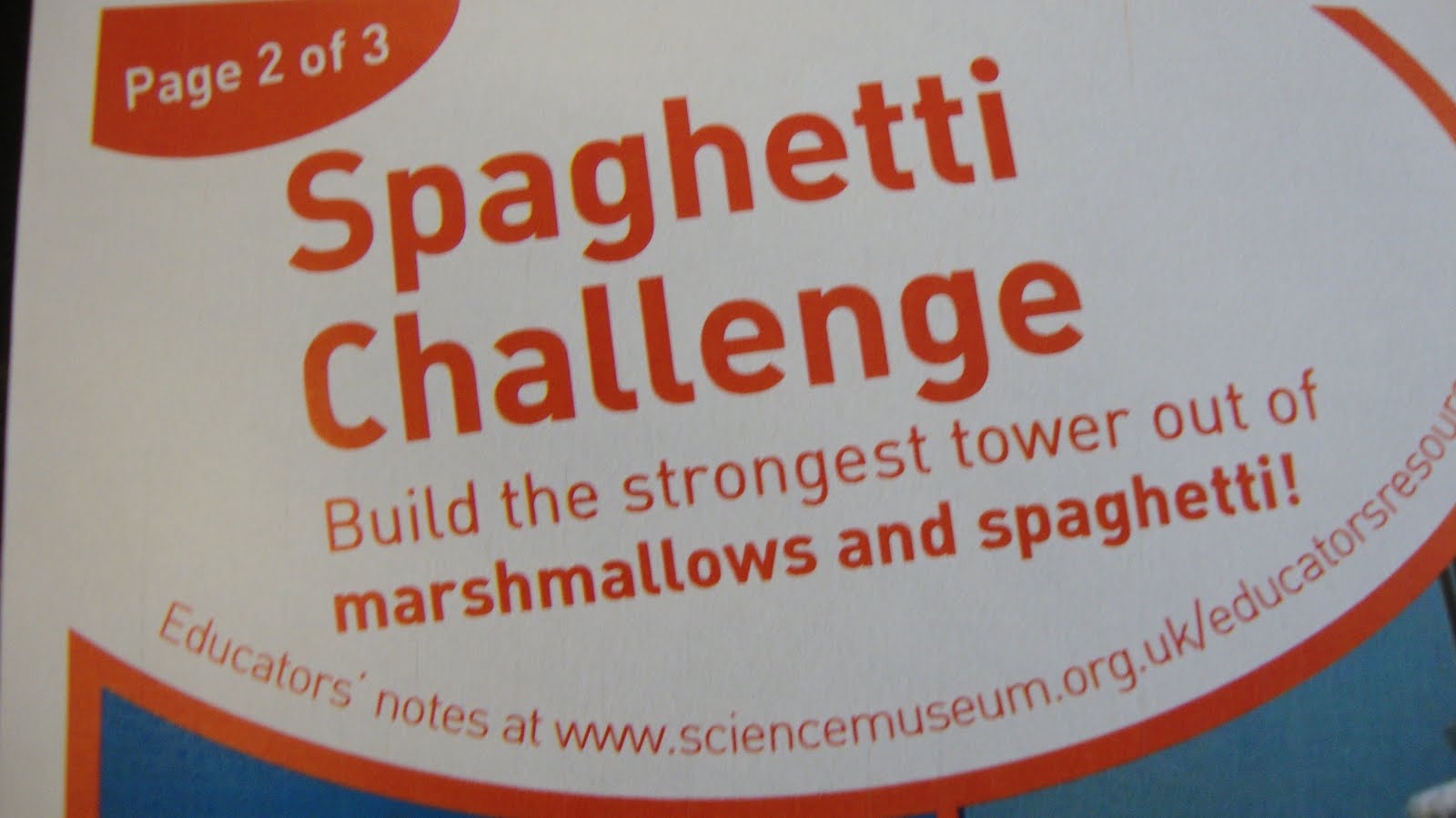 Rothwell Primary School Blog: Spaghetti challenge