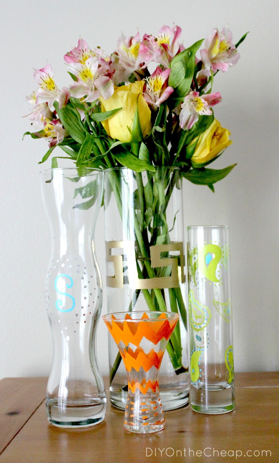 DIY Painted Vase Using Elmer's Painters Paint Markers - Erin Spain
