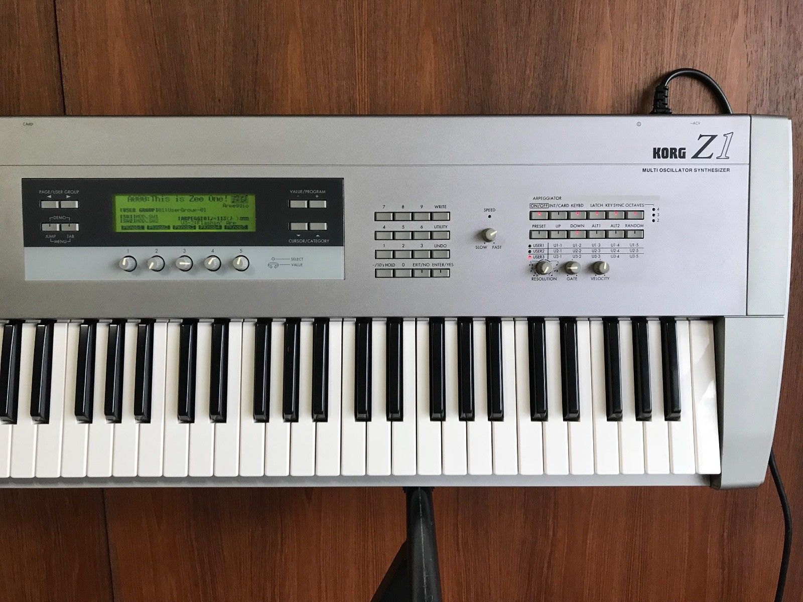 MATRIXSYNTH: Korg Z1 12-voice MULTI OSCILLATOR SYNTHESIZER SN 003243