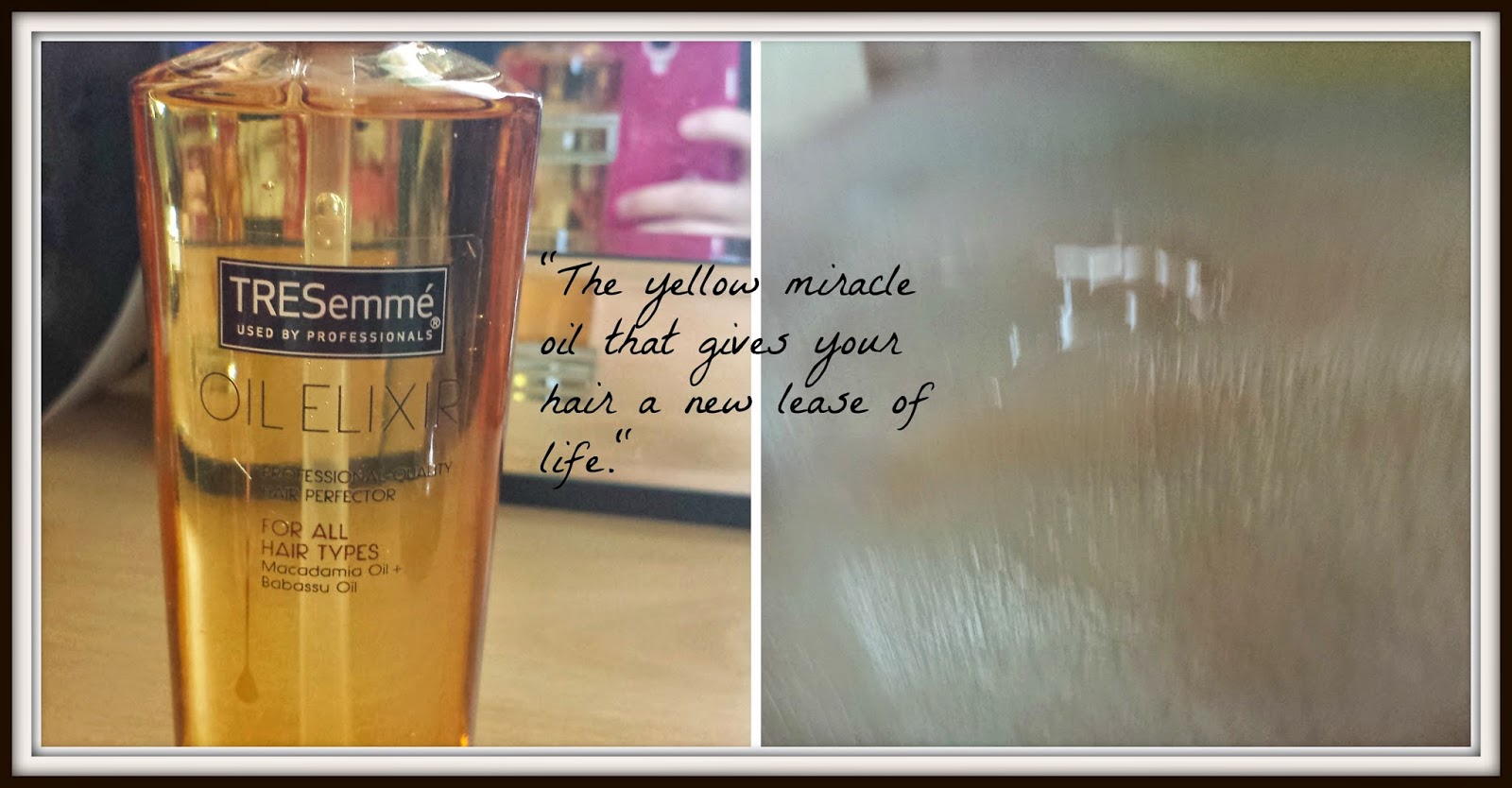 The amazing Tresemme Oil Elixir that will transform your hair