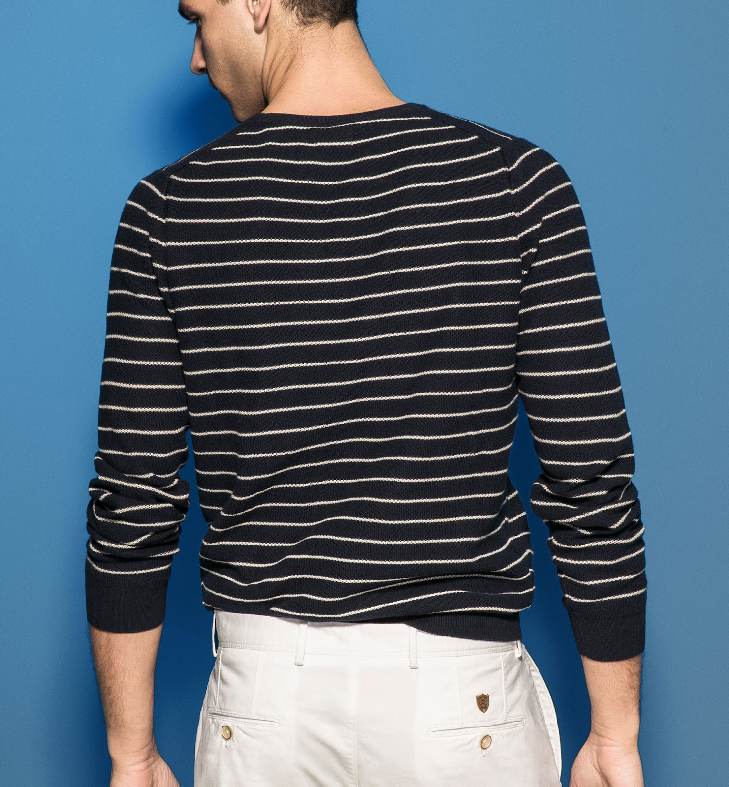 Pull marin Massimo Dutti