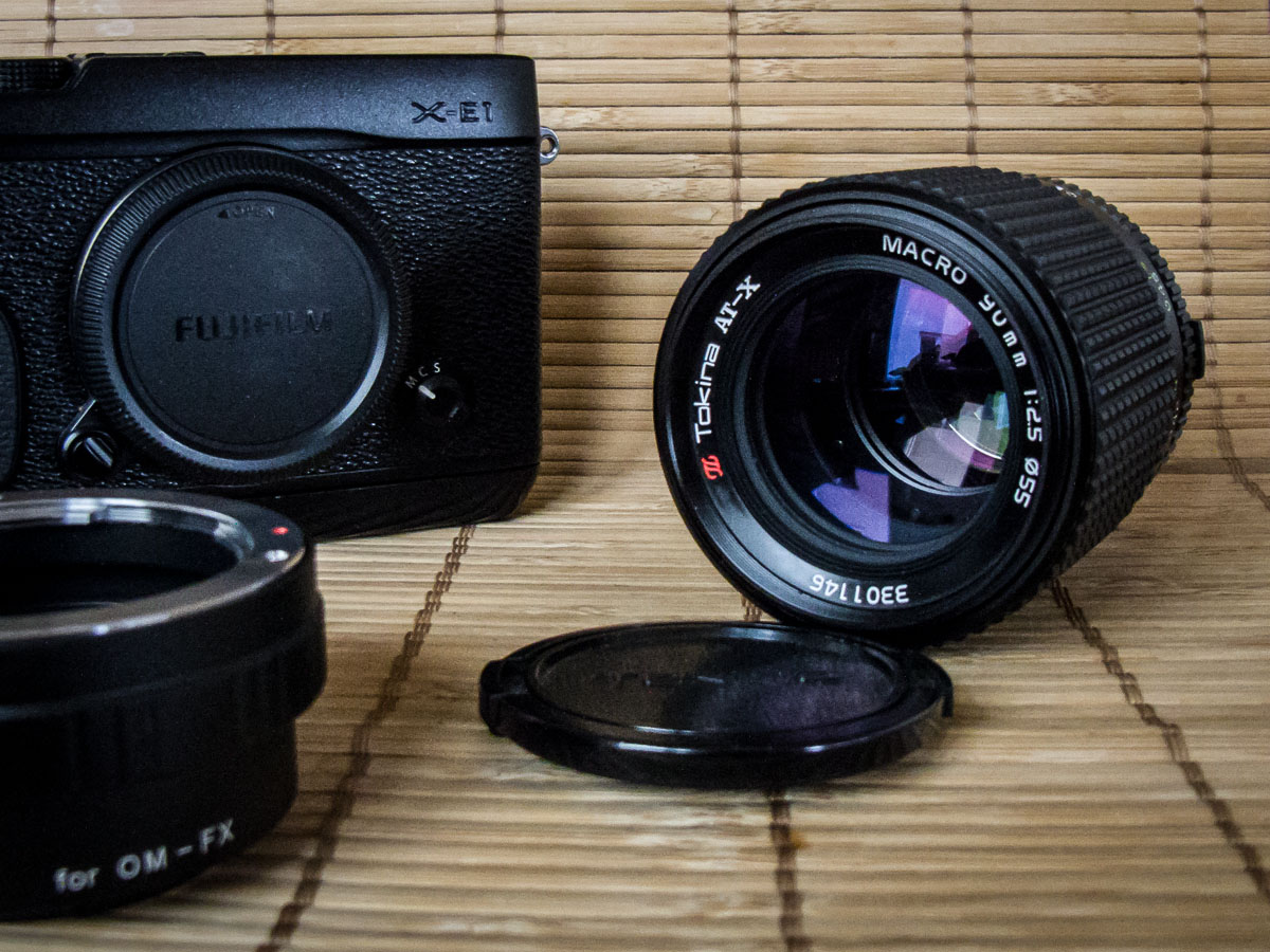 Nah-Aufnahme: Das Bokina von Tokina, aka AT-X 90mm f2.5 Macro.