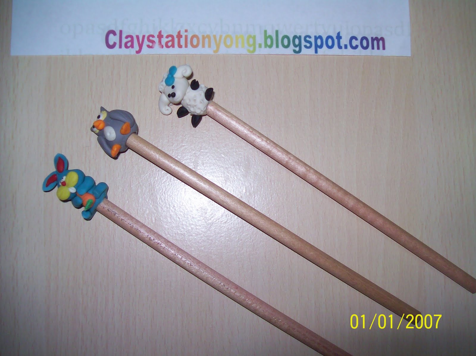 Claystationyong: Polymer Clay Pencil