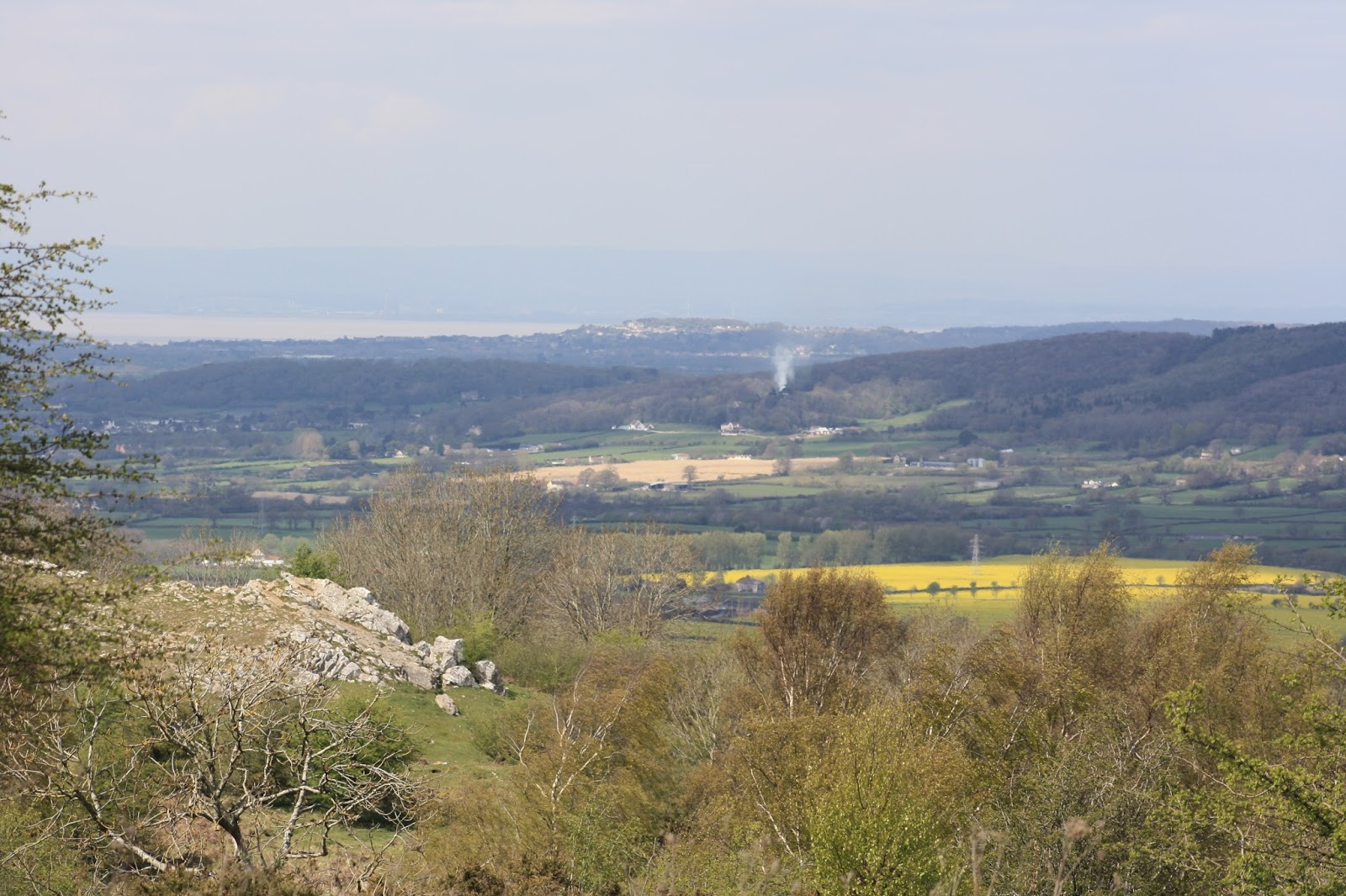 Views from Somerset: Burrington Combe and Burrington Ham on the Mendip ...