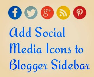 Add Social Media Icons to Blogger Sidebar | Blogolect