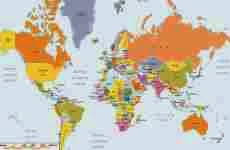 Maps Of World: mapamundi interactivo en flash online gratis