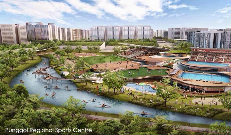 Punggol Waterway Terraces: Regional Sports Centre in Punggol.