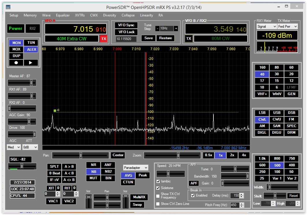 Software Defined Ham Radio: Anan-10