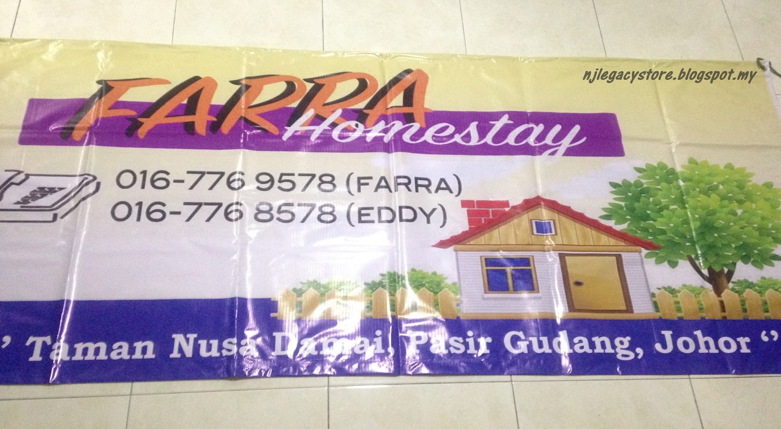 BANNER & BENDERA DAERAH - FARRA Homestay Taman Nusa Damai, Pasir Gudang ...