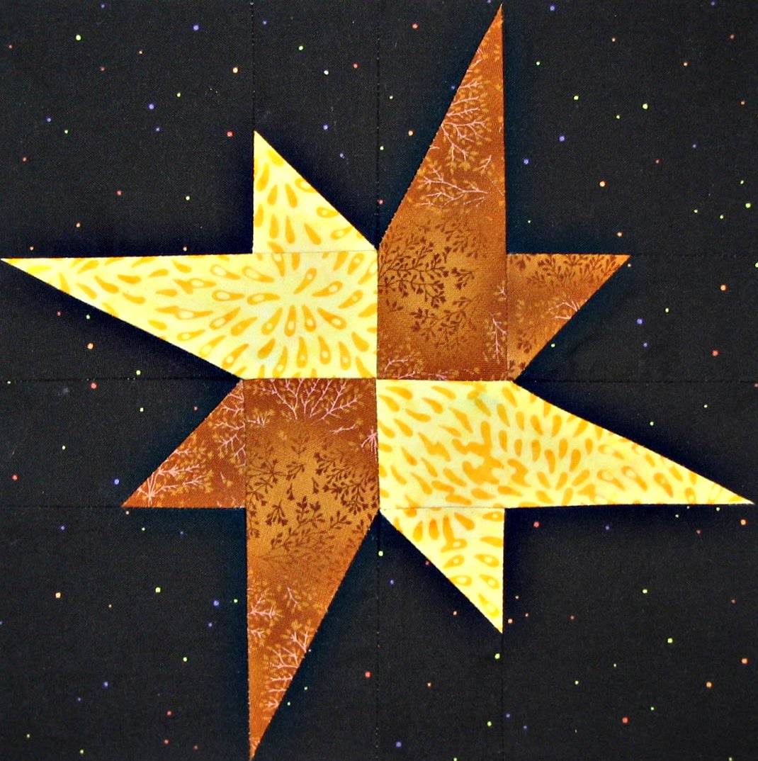Starwood Quilter: Galaxy Star Quilt Block and a Song for Sunday