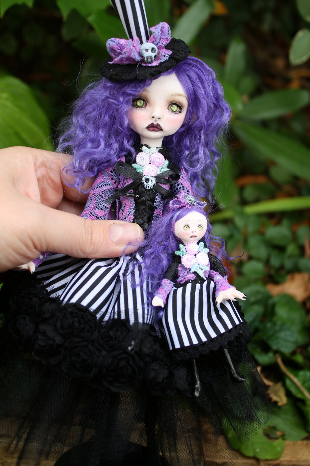 Anne Marie Gibbons Lil' Poes OOAK goth dolls and monsters.: Juliet ...