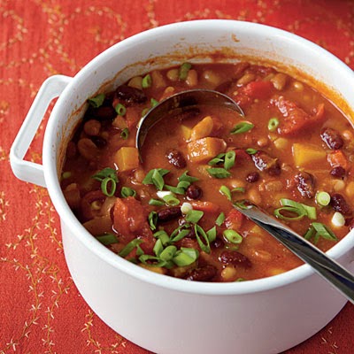 Three-Bean Vegetarian Chili recipe