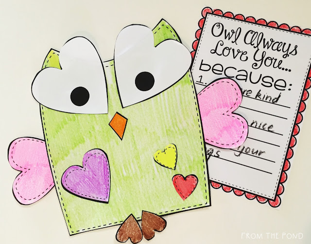 Owl Always Love You Printable Cut and Paste | From the Pond