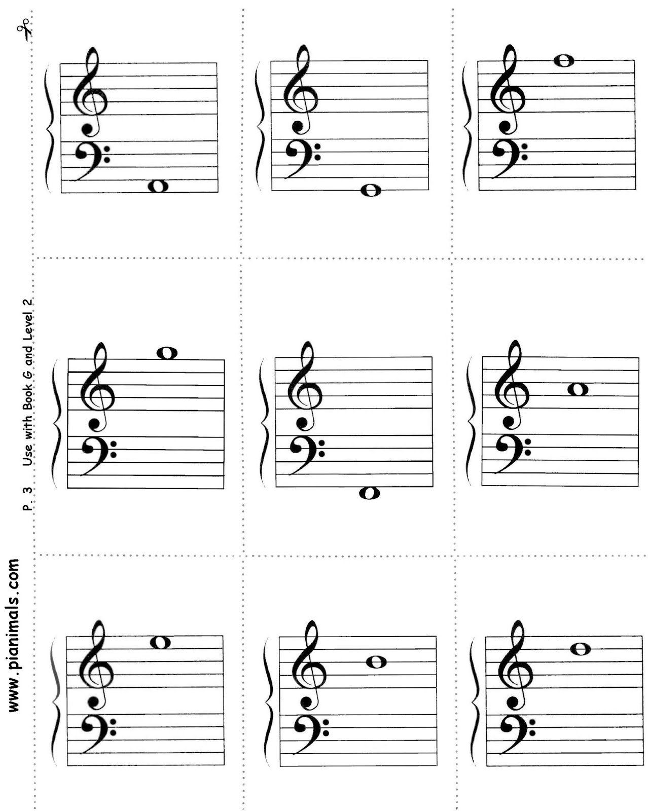 In Harmony: Note Flashcards